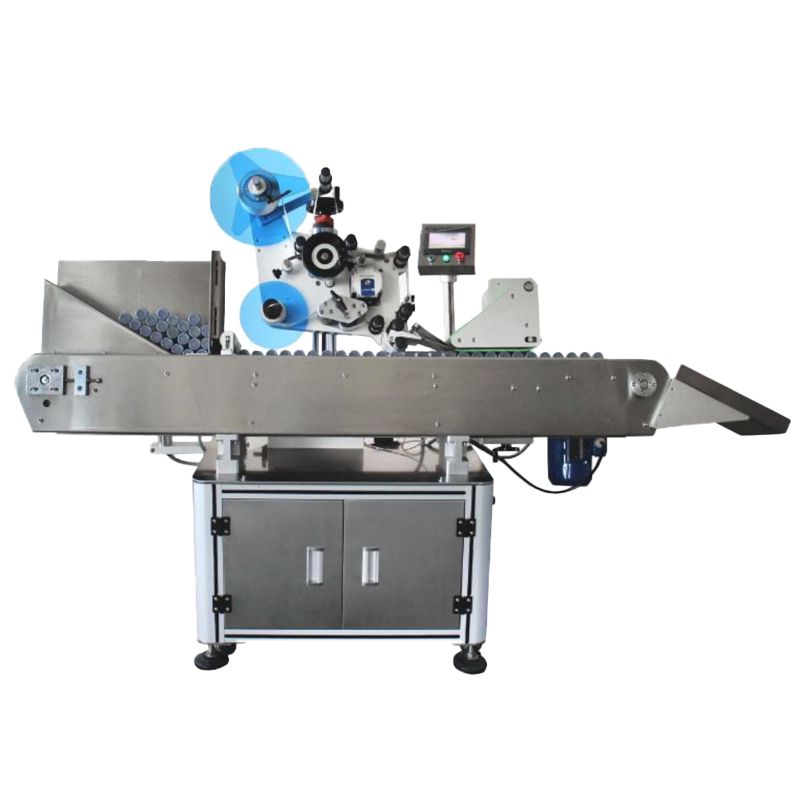 Jual Mesin Pemberi Label Botol Bulat Horizontal Round Bottle Labeling ...