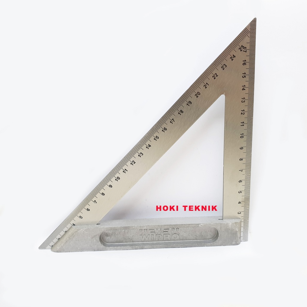 Jual Penggaris Segitiga Siku 200mm Wipro | Shopee Indonesia