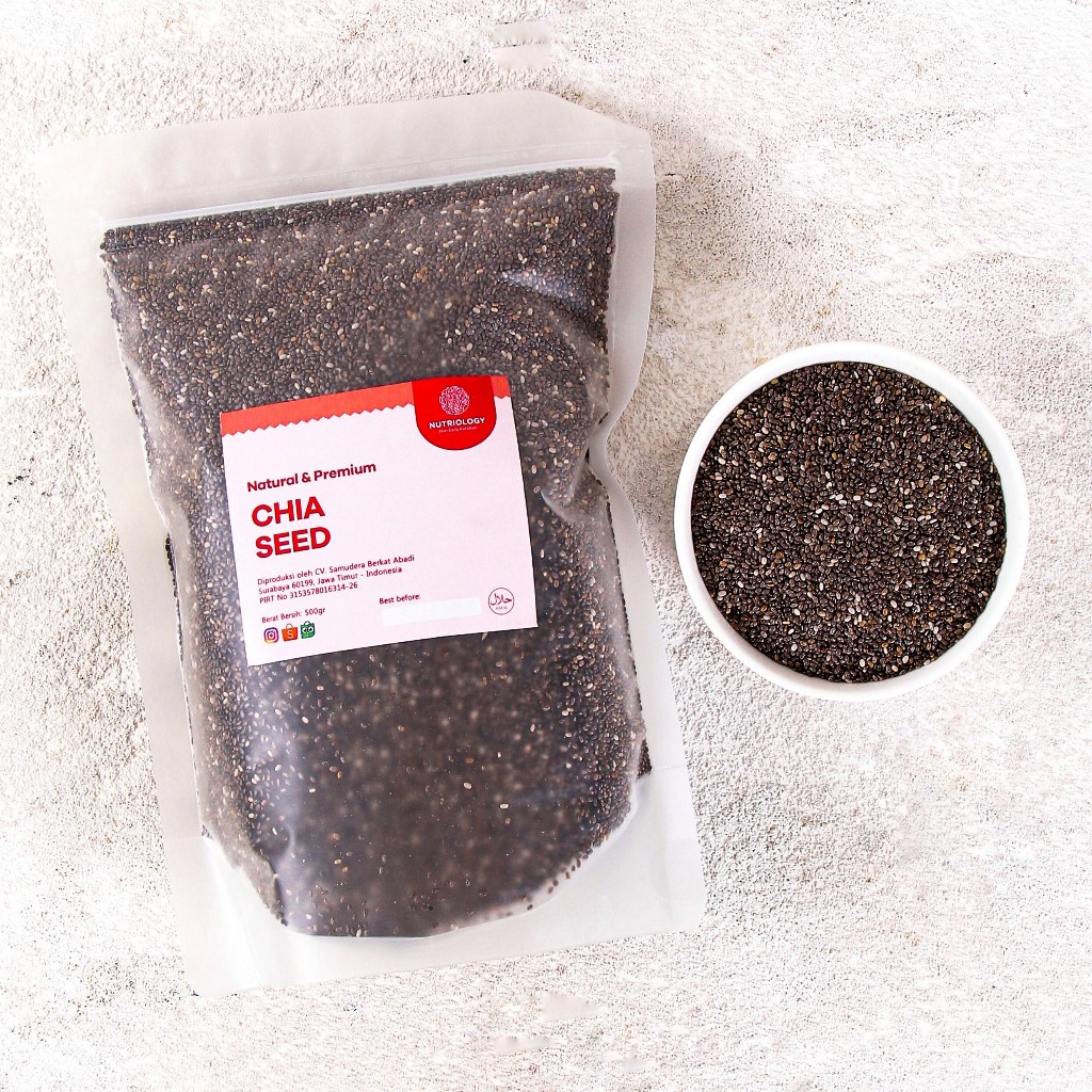 Jual Chia Seed 250 Gr Black Natural Premium Alami Healthy Seed ...