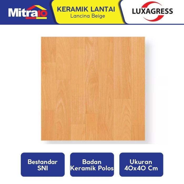 Jual Luxagress Keramik Lantai Kw.1 Lancina Beige 40x40 Cm | Shopee ...