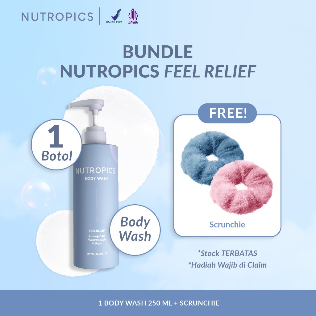 Jual Nutropics - Feel Relief Body Wash 250ml | Sabun Mandi Melembabkan ...
