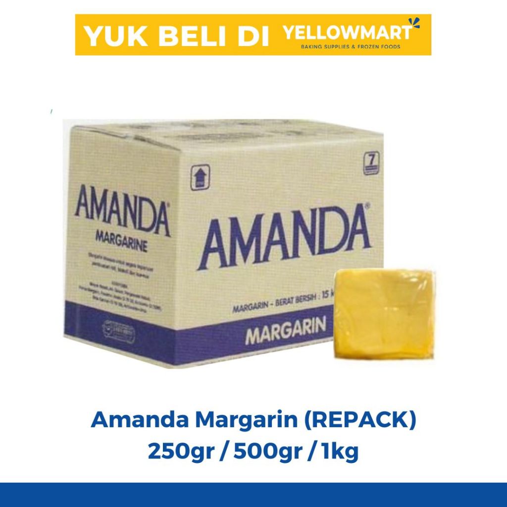 Jual Amanda Margarine / Margarin Krim REPACK - 250gr / 500gr / 1kg ...
