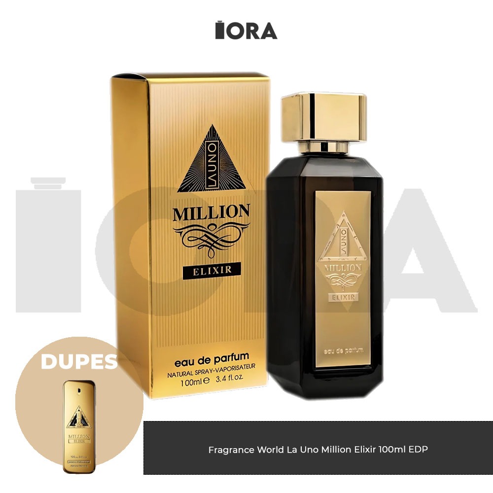 Jual FRAGRANCE WORLD La Uno Million Elixir 100ml EDP - Parfum Original ...