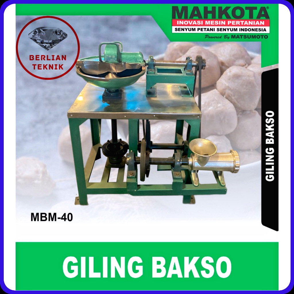 Jual Gilingan Bakso Tempahan Mahkota MBM-40 Wajan 40 cm | Shopee Indonesia