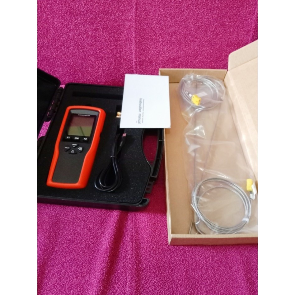 Jual Temperature Data Logger 4 Channel Type K Thermometer YET 640L ...