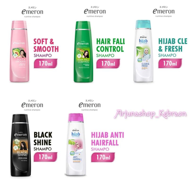 Jual EMERON Shampoo All Varian 170ml | Shopee Indonesia