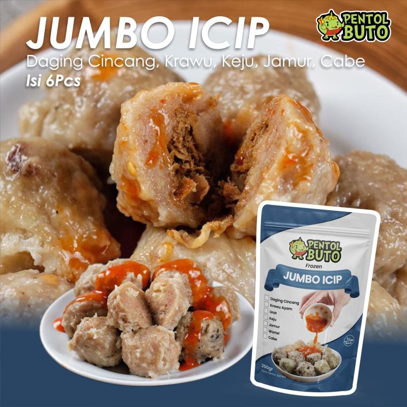 Jual [PENTOL JUMBO ICIP] PENTOL BUTO FROZEN PENTOL JUMBO ISI DAGING ...