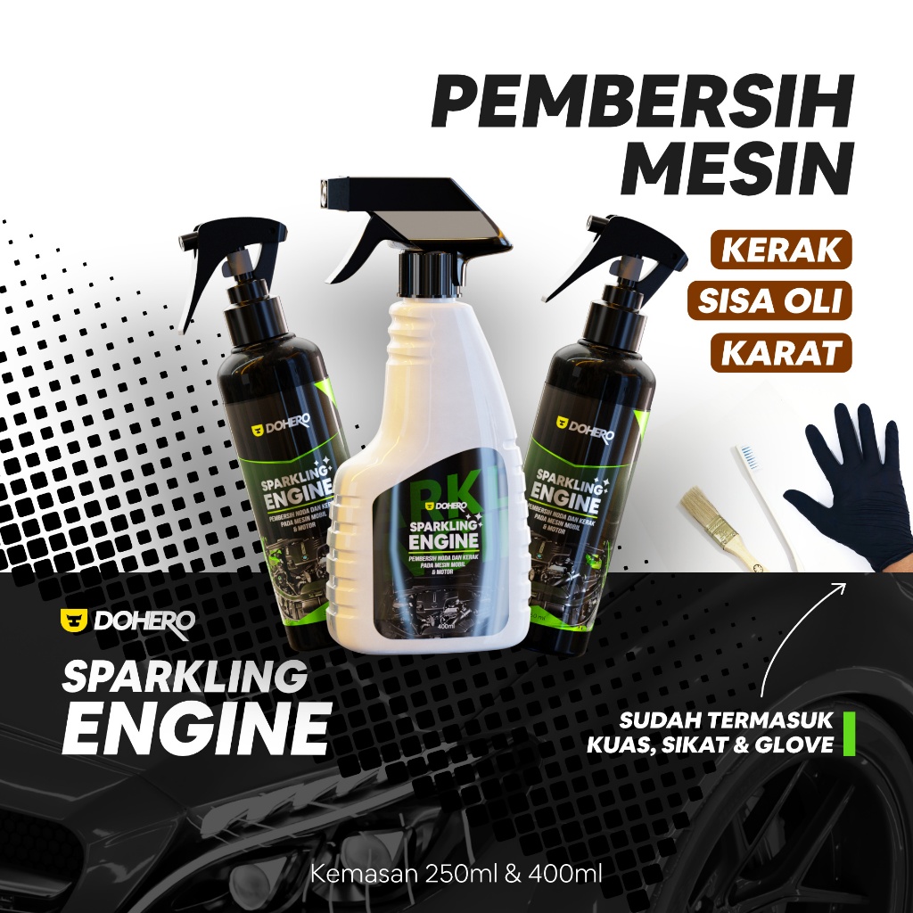 Jual Pembersih Mesin Motor Mobil / Engine Degreaser Untuk Kerak Karat & oli by Dohero | Shopee ...
