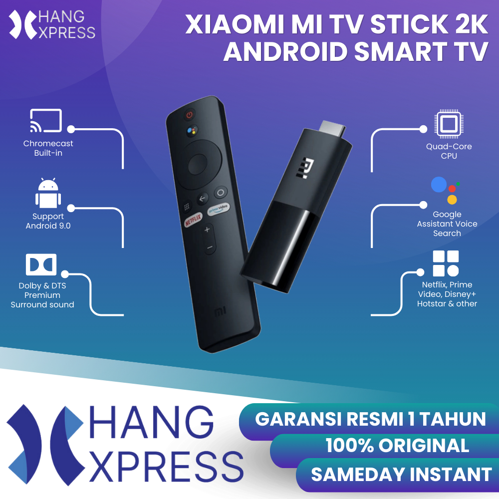 Jual XIAOMI Mi TV Stick Android TV Full HD Quadcore Mi TV Stik Global ...