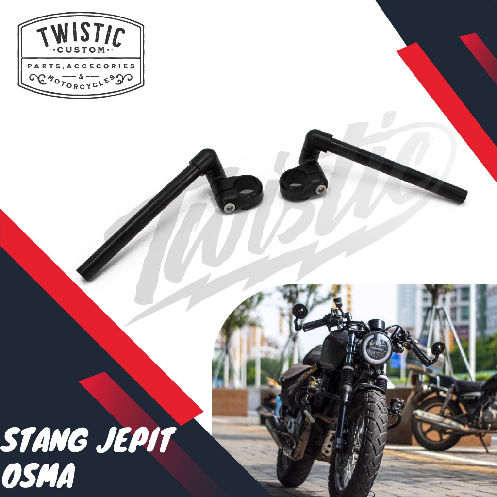 Jual Stang Jepit Osma Clip On CNC Motor Byson Triumph XSR 155 SCR 250 ...
