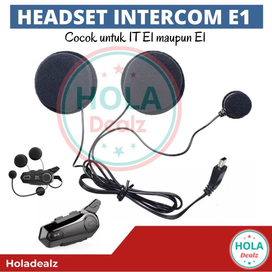 Jual PART SPEAKER INTERCOM E1 SPEAKER IT E1 SPEAKER ZACRO E1 BLUETOOTH HELM SPEAKER X3 SPEAKER ...