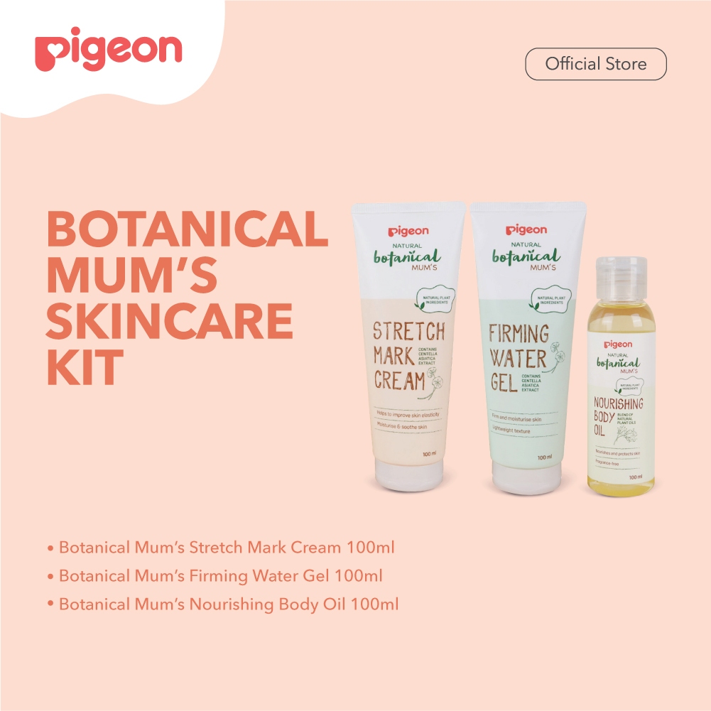 Jual Pigeon Botanical Mum’s Skincare Kit | Shopee Indonesia