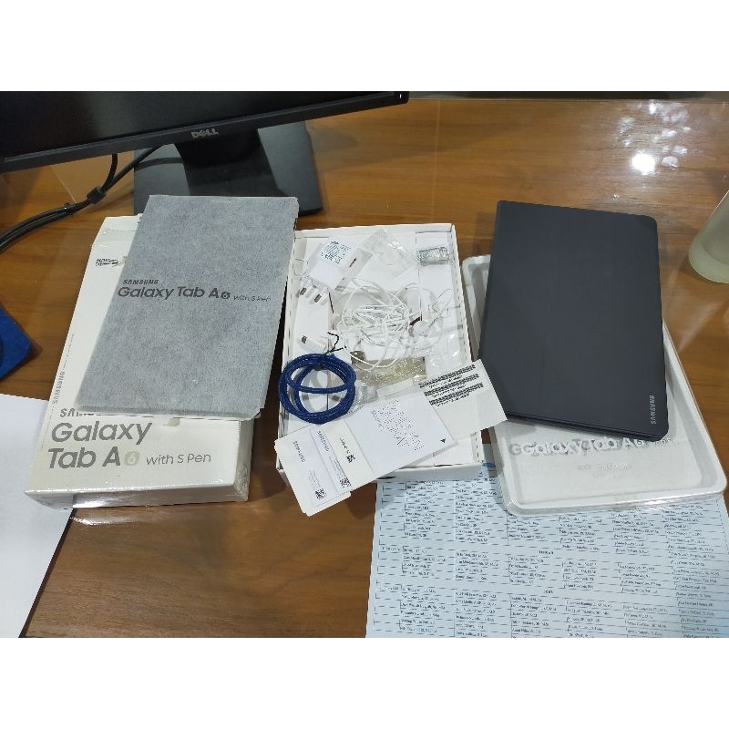 Jual SAMSUNG TAB A6 WITH S PEN 4G LTE FULLSET BONUS | Shopee Indonesia