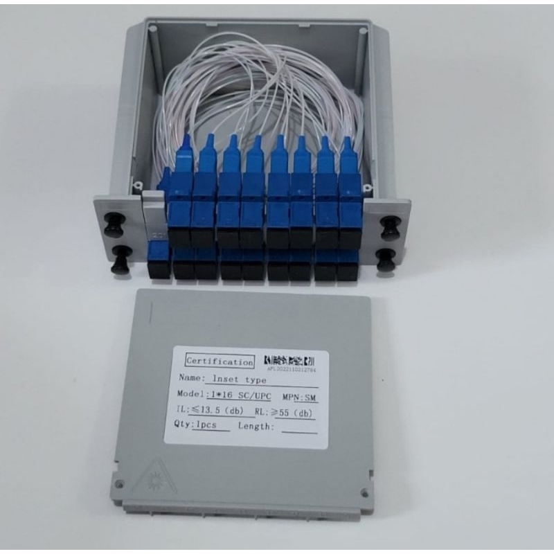 Jual Passive Splitter Box 1:16 PLC FO SC UPC Fiber Optic Spliter ...