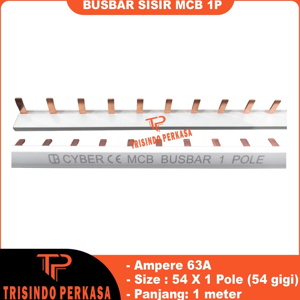 Jual Kualitas Premium.. BUSBAR 1P 63A busbar sisir 1p mcb 1 phase 1 ...
