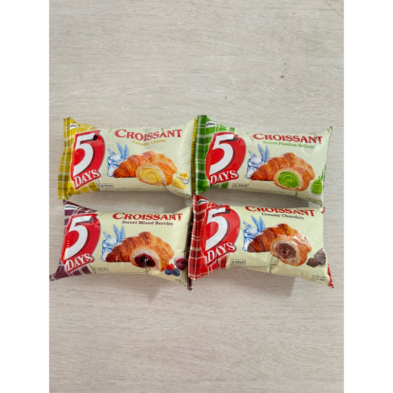 Jual ROTI 5 DAYS CROISSANT KWASONG | Shopee Indonesia