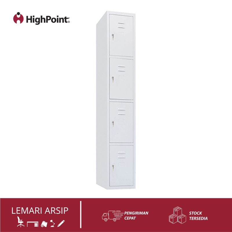 Jual HighPoint Granada Locker Besi 4 Pintu / Loker Serbaguna - AISL4 ...