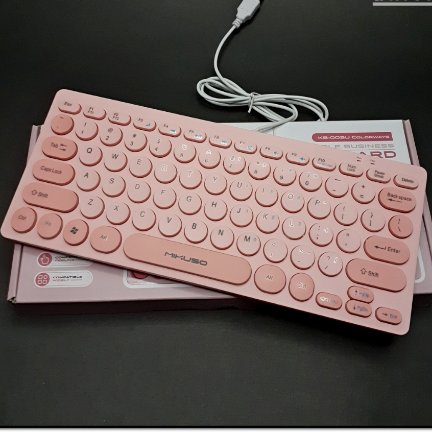 Jual MIKUSO KB003U KEYBOARD MINI ~ KEYBOARD KABEL | Shopee Indonesia