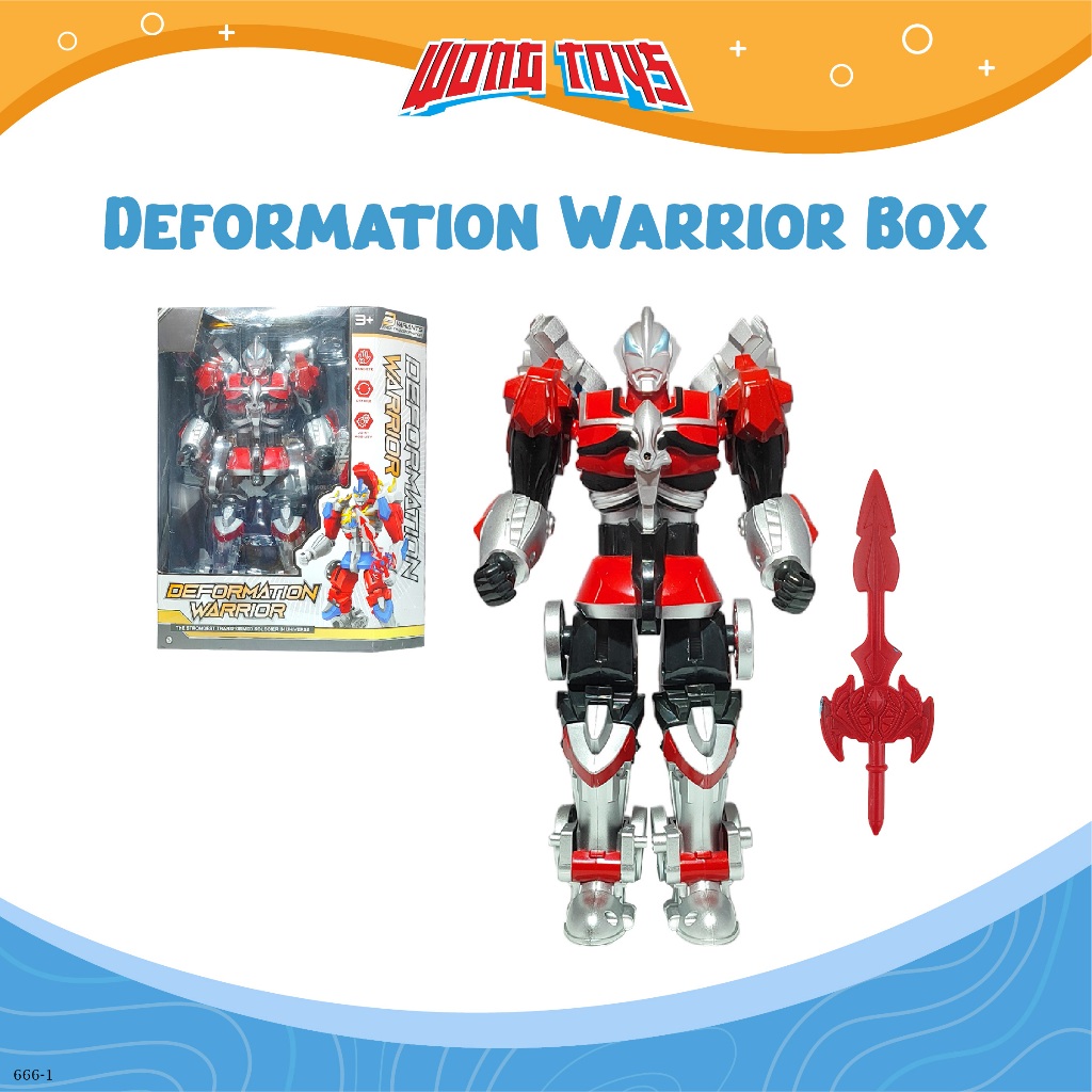 Jual Deformation Warrior Box (666-1) - Mainan Robotan Deformation ...