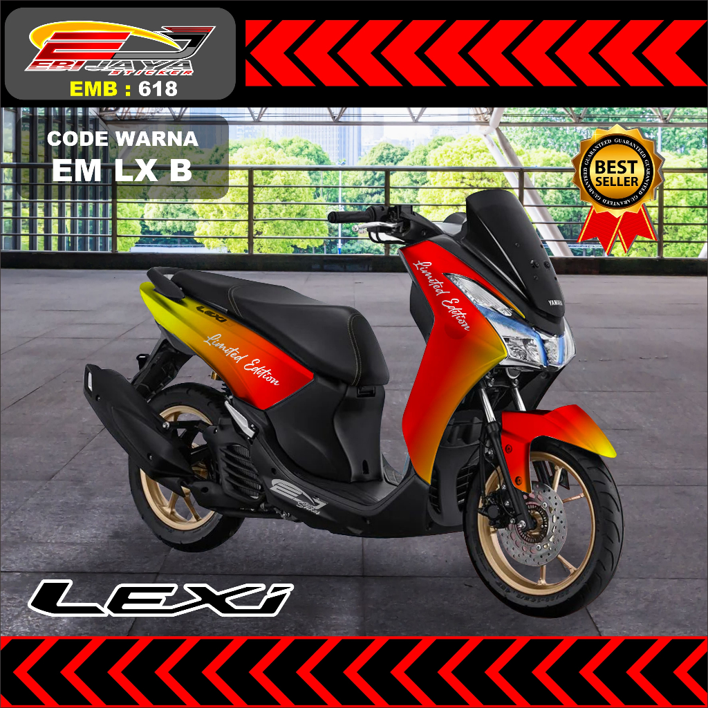 Jual STIKER MOTOR FULL BODY MOTIF GRADASI TERMURAH MOTOR LEXY-STIKER ...