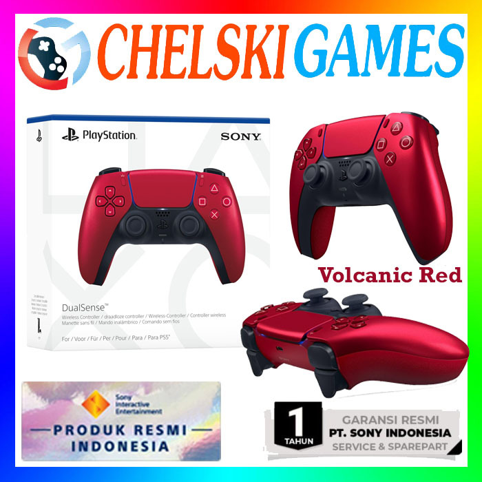 Jual SONY PS5 DualSense Controller / Dual Sense / Stik PS5 Volcanic Red ...