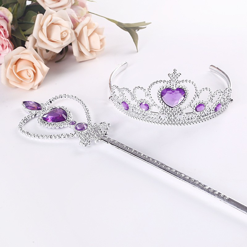 Jual Aksesoris Kostum Frozen Tongkat Bando Mahkota Sarung Tangan Elsa ...