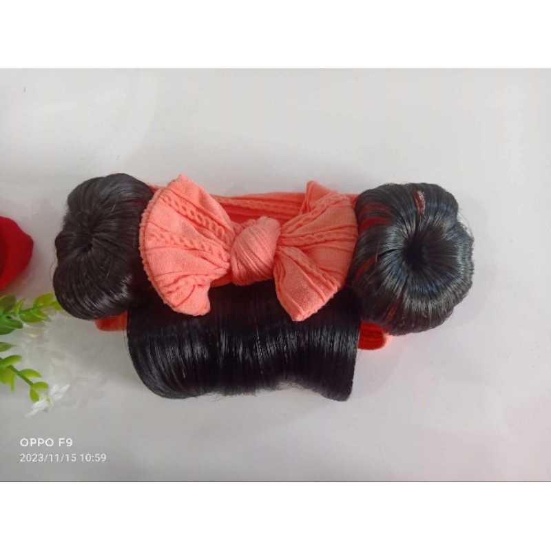 Jual BANDANA WIG LITTLE PRINCESS/ BANDANA PONI PITA CUTE PREMIUM 0-2Th ...