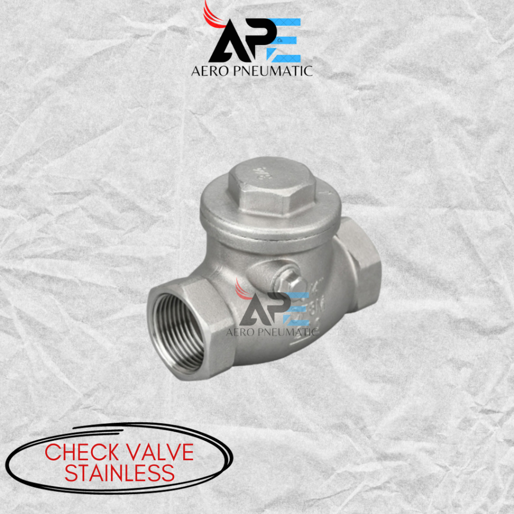 Jual CHECK VALVE STAINLESS STEEL 316 1/2INCH / 1/2" | Shopee Indonesia