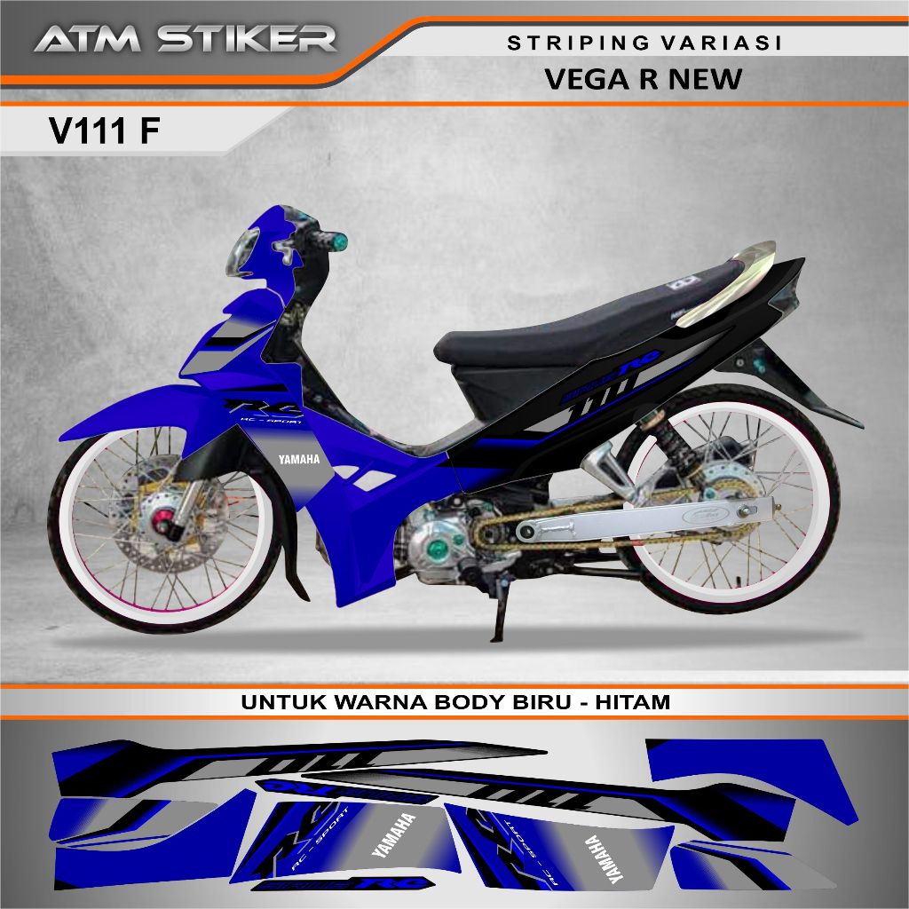 Jual Stiker striping variasi vega r new | Shopee Indonesia