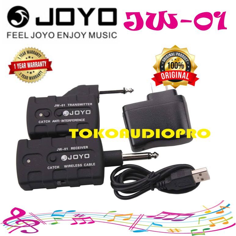 Jual JOYO JW01 JW-01 Rechargeable 24Ghz Audio Wireless Gitar | Shopee Indonesia