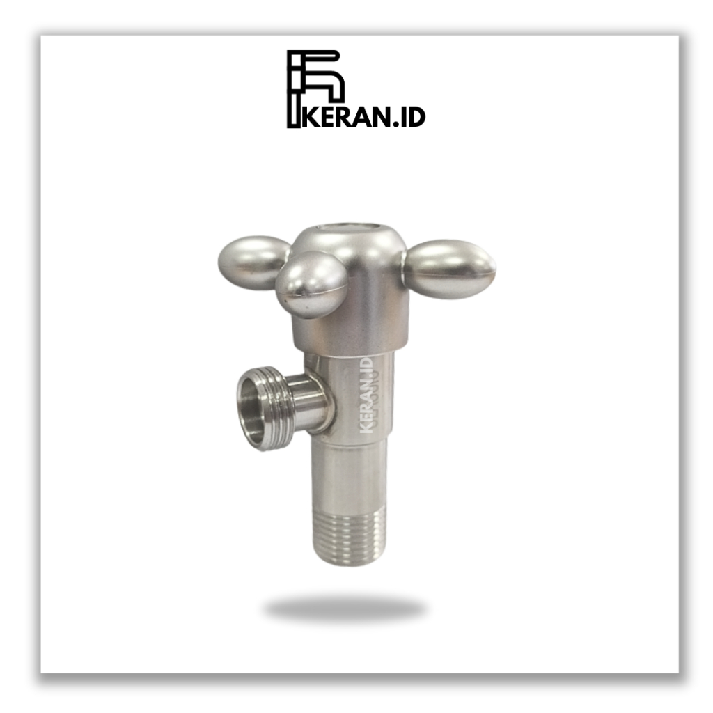 Jual [KERAN.ID] Kran Air Stopkran 1/2 Inch Stop Kran Shower Stainless ...