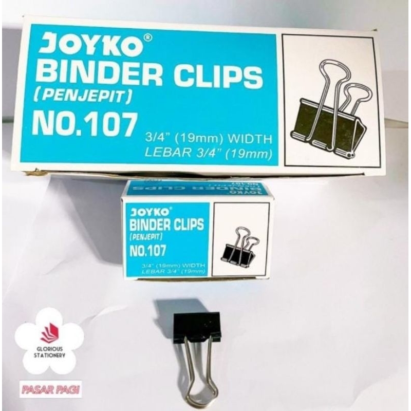 Jual Binder Clip No.107 Merk Joyko | Shopee Indonesia