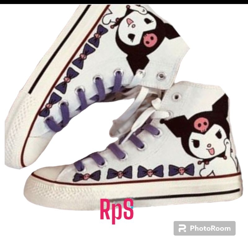 Jual Sepatu Custom Kuromi Cute | Shopee Indonesia