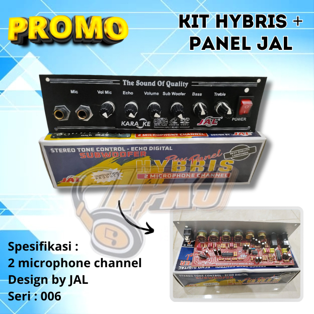 Jual JAL KIT STEREO TONE CONTROL HYBRIS + PANEL Stereo tone tone ...