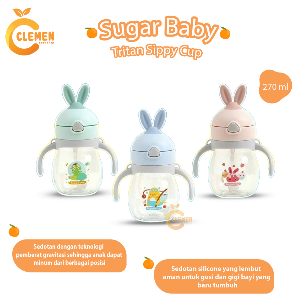 Jual Sugar Baby Tritan Sippy Cup (Botol Minum Anak) | Shopee Indonesia