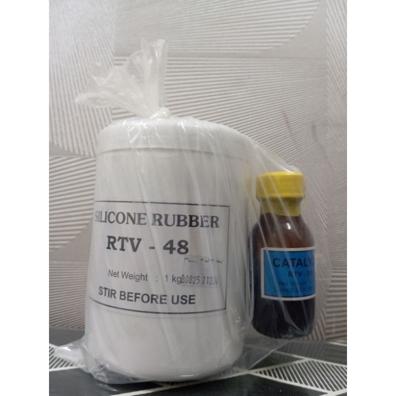 Jual SILICONE RUBBER RTV-48 1kg +Katalis Biru | Shopee Indonesia