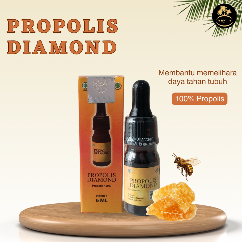 Jual PROPOLIS DIAMOND 6 ML / ANTIBIOTIK / SUPLEMEN KESEHATAN / PROPOLIS ...