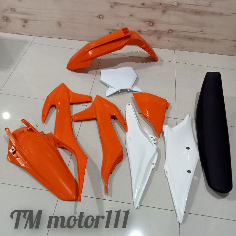 Jual Bodi set ktm 250 2023 TANPA TENGKI body kit ktm 250 2023 body full ...