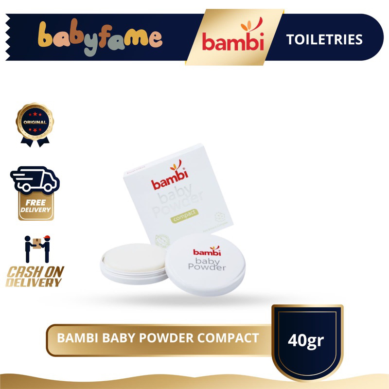 Jual BAMBI BABY COMPACT POWDER | BEDAK PADAT | BEDAK | Shopee Indonesia