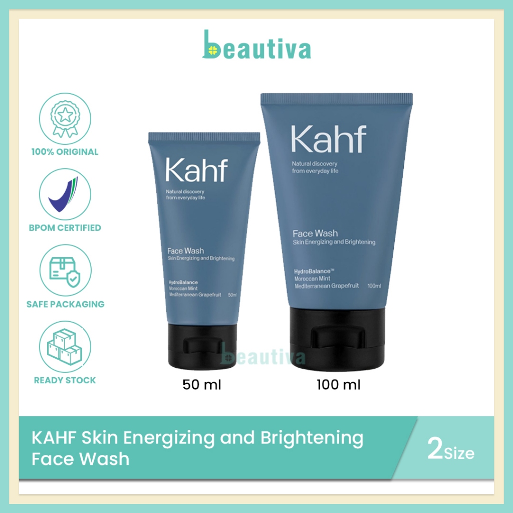 Jual Kahf Skin Energizing and Brightening Face Wash | Shopee Indonesia