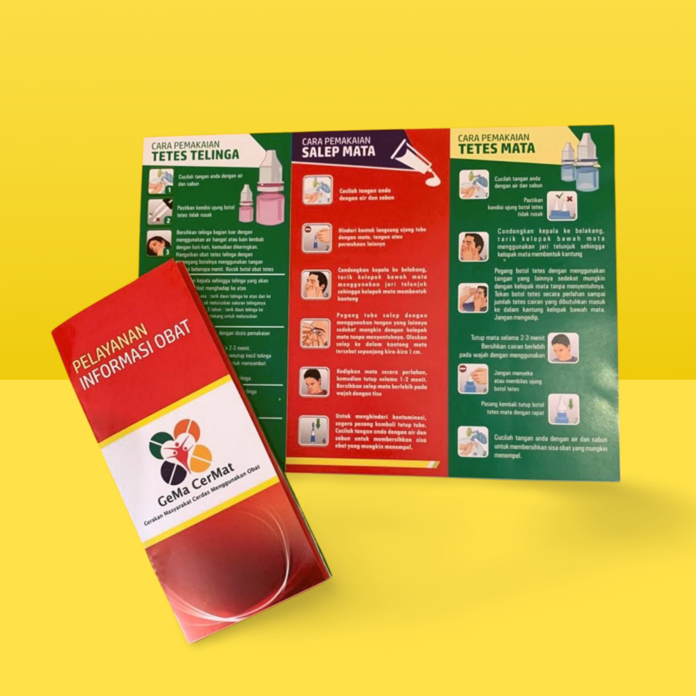 Jual Brosur Kesehatan | Leaflet Pelayanan Informasi Obat | Leaflet ...