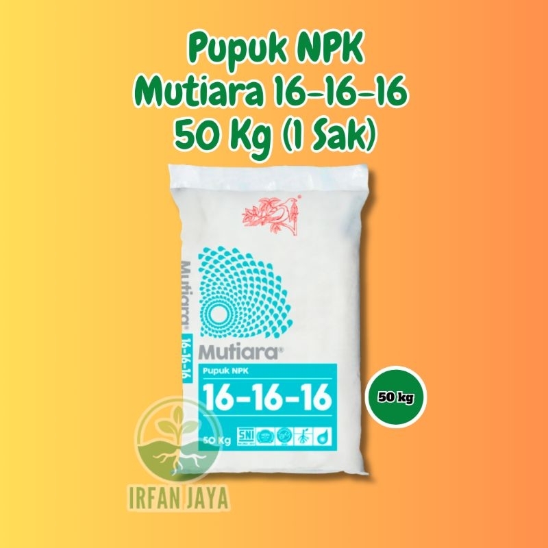 Jual Pupuk NPK Mutiara 16-16-16 50 kg / 1 sak | Shopee Indonesia