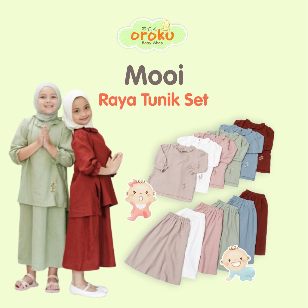 Jual RAYA COLLECTION MOOI RAYYA TUNIK SET/ SETELAN TUNIK ANAK | Shopee ...