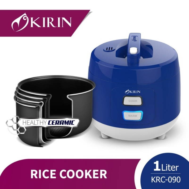 Jual Rice Cooker Kirin 1 Liter KRC-090 | Penanak Nasi Magic Com Innerpot Ceramic | Shopee Indonesia
