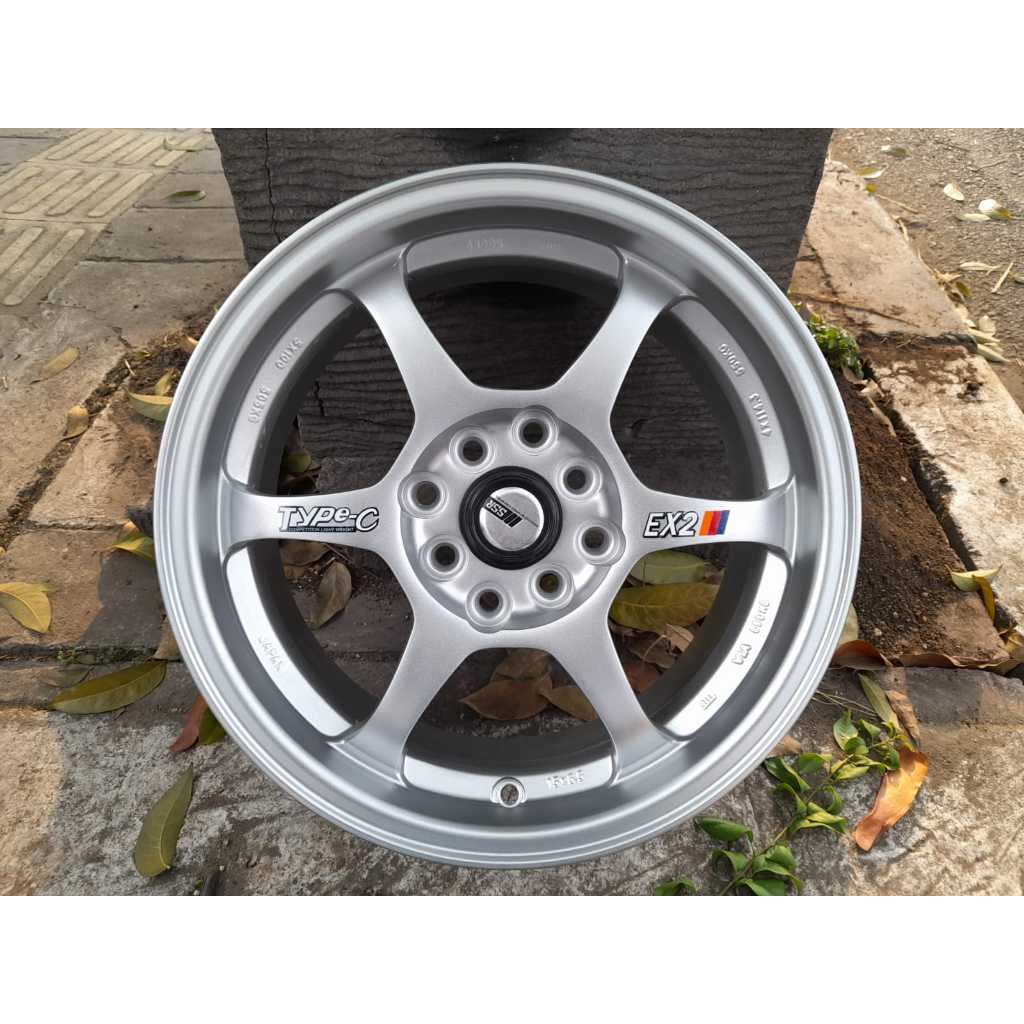 Jual VELG SSR TYPE-C R15X6 H8X100-114,3 ET35 SILVER MATT | Shopee Indonesia