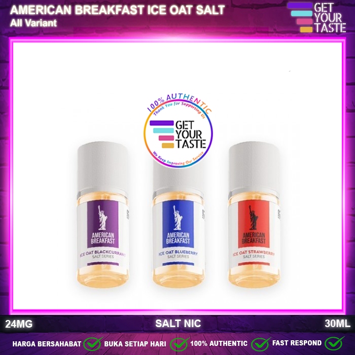 Jual Liquid R57 American Breakfast Ice Oat All Variant Salt Nic 30ML ...