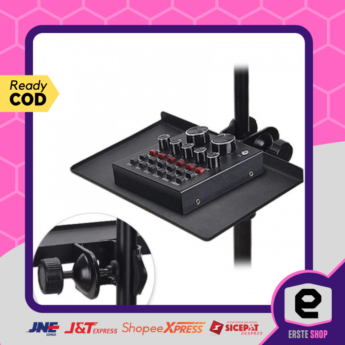 Jual Rak Meja Standing Sound Card Tripod Bar Holder Tray Portable Murah ...