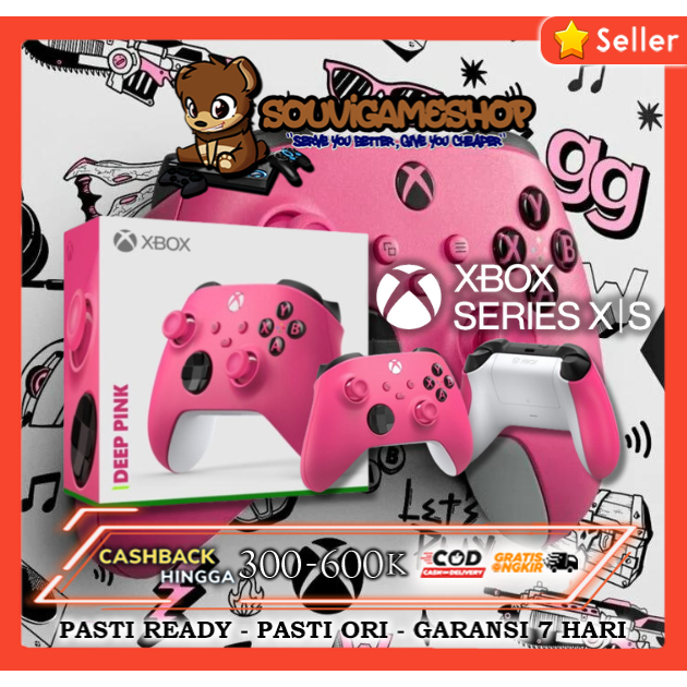 Jual Xbox Core Wireless Controller PC Series S X Deep Pink | Shopee ...