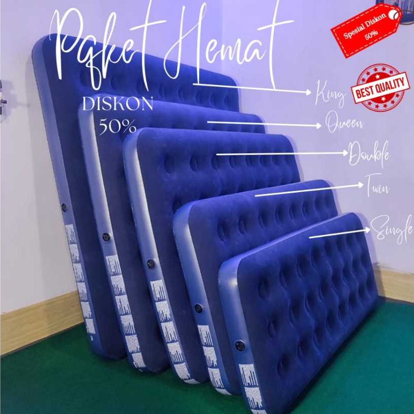 Jual KING BESTWAY 67004 KASUR ANGIN POMPA JUMBO UKURAN 4 BADAN PANJANG ...