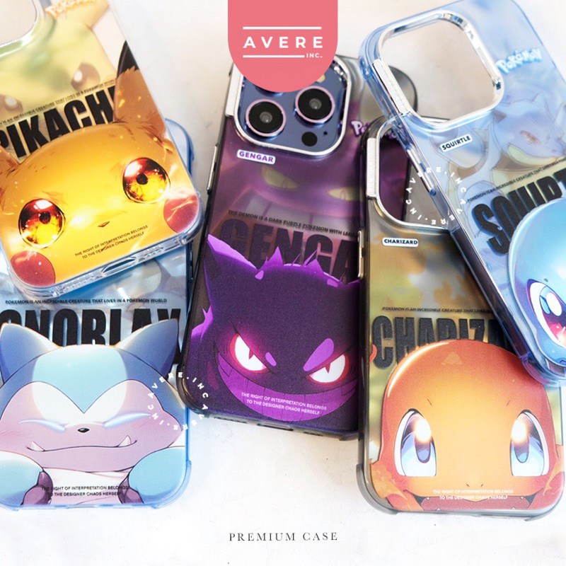 Jual CASING POKEMON FULL PIKACHU GENGAR SQUIRTLE SNORLAX CHARIZARD ...